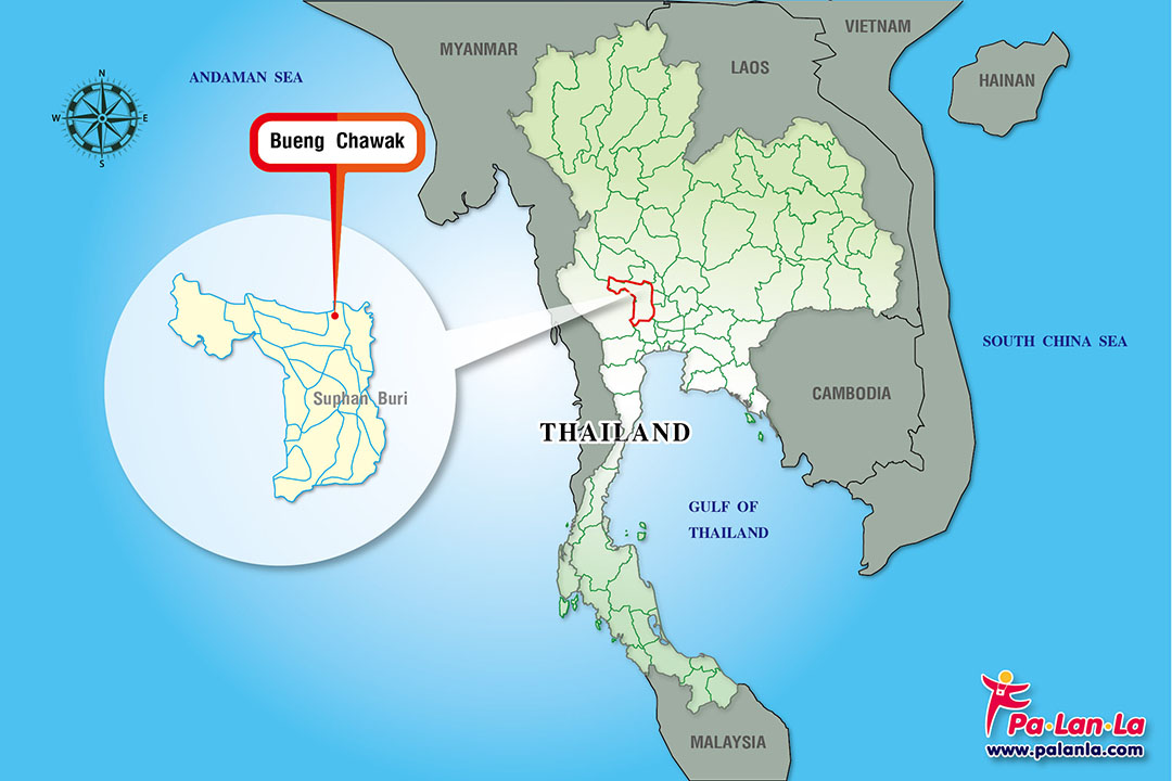 บึงฉวาก จังหวัดสุพรรณบุรี ประเทศไทย - เพื่อนที่จะพาคุณไปสัมผัสมุมสวยๆ ของทุกสถานที่ท่องเที่ยว ...